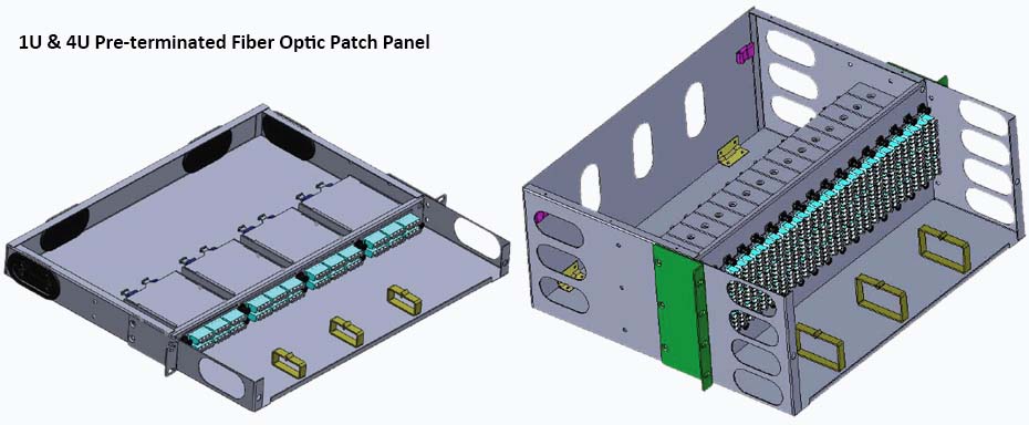 USource MTP MPO Cabling System for Data Center Itallation-Fiber Optic ...