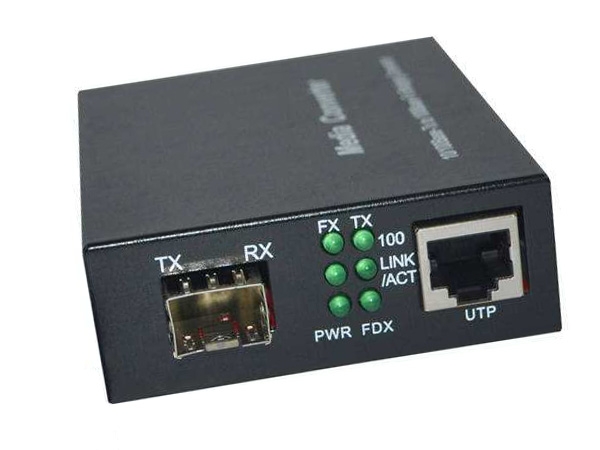 Fiber Media Converter SFP slot 100M 1000M-Fiber Optic Devices_Optical ...